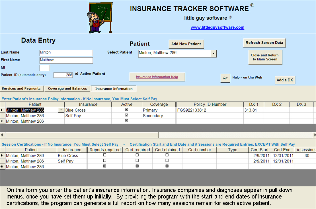 Data Entry Insurance